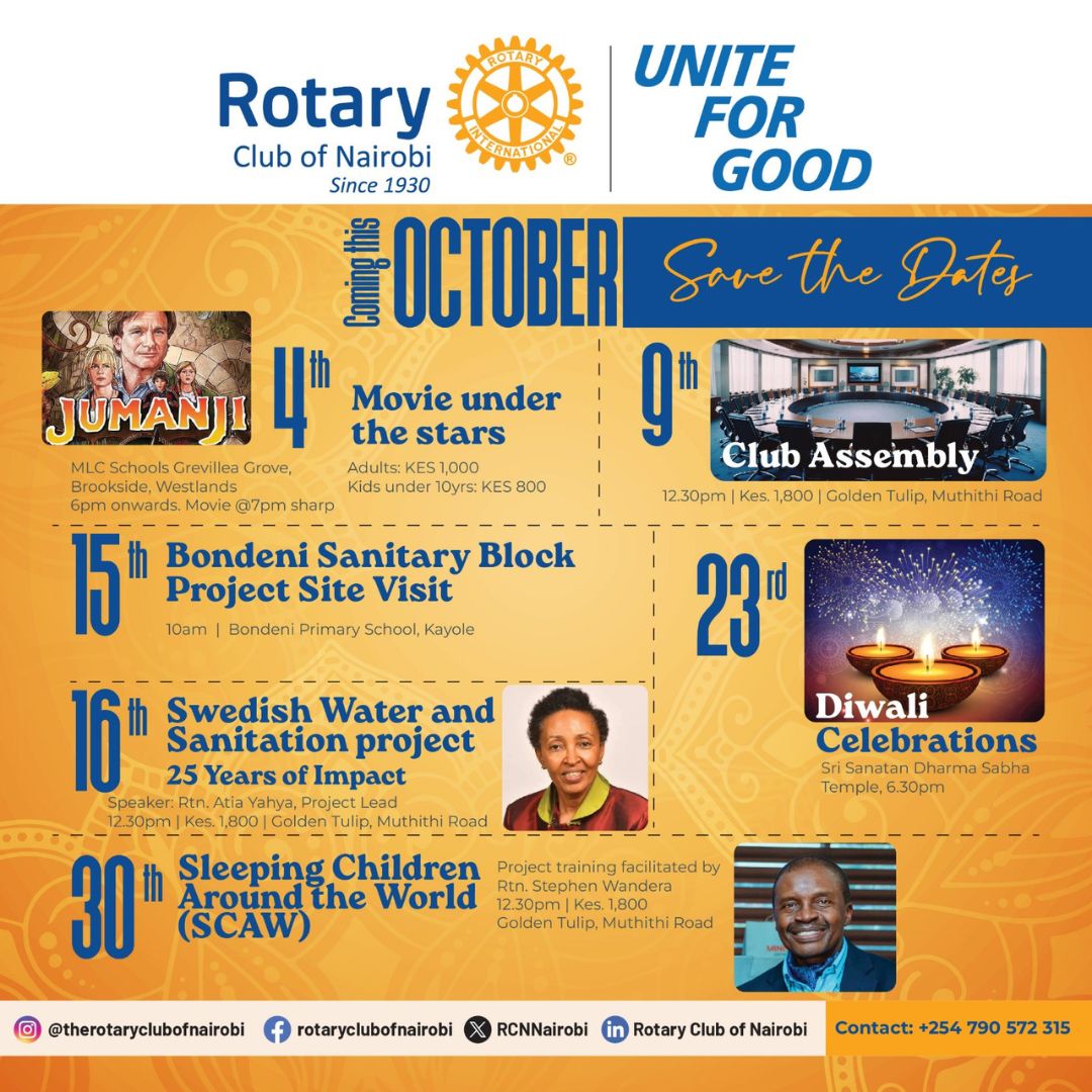 Rotary Club of Nairobi – Founded 1930
