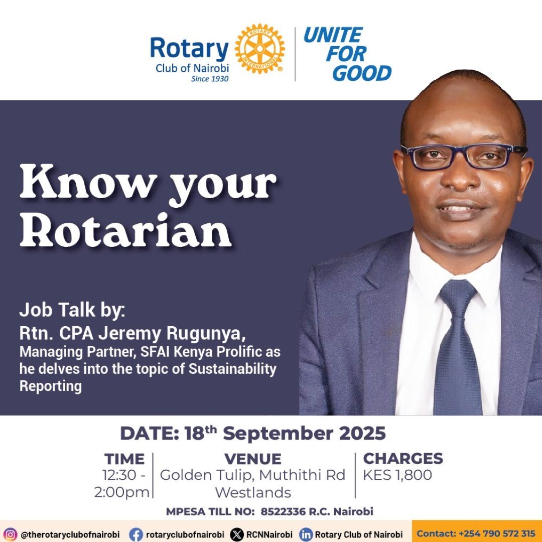 Rotary Club of Nairobi – Founded 1930